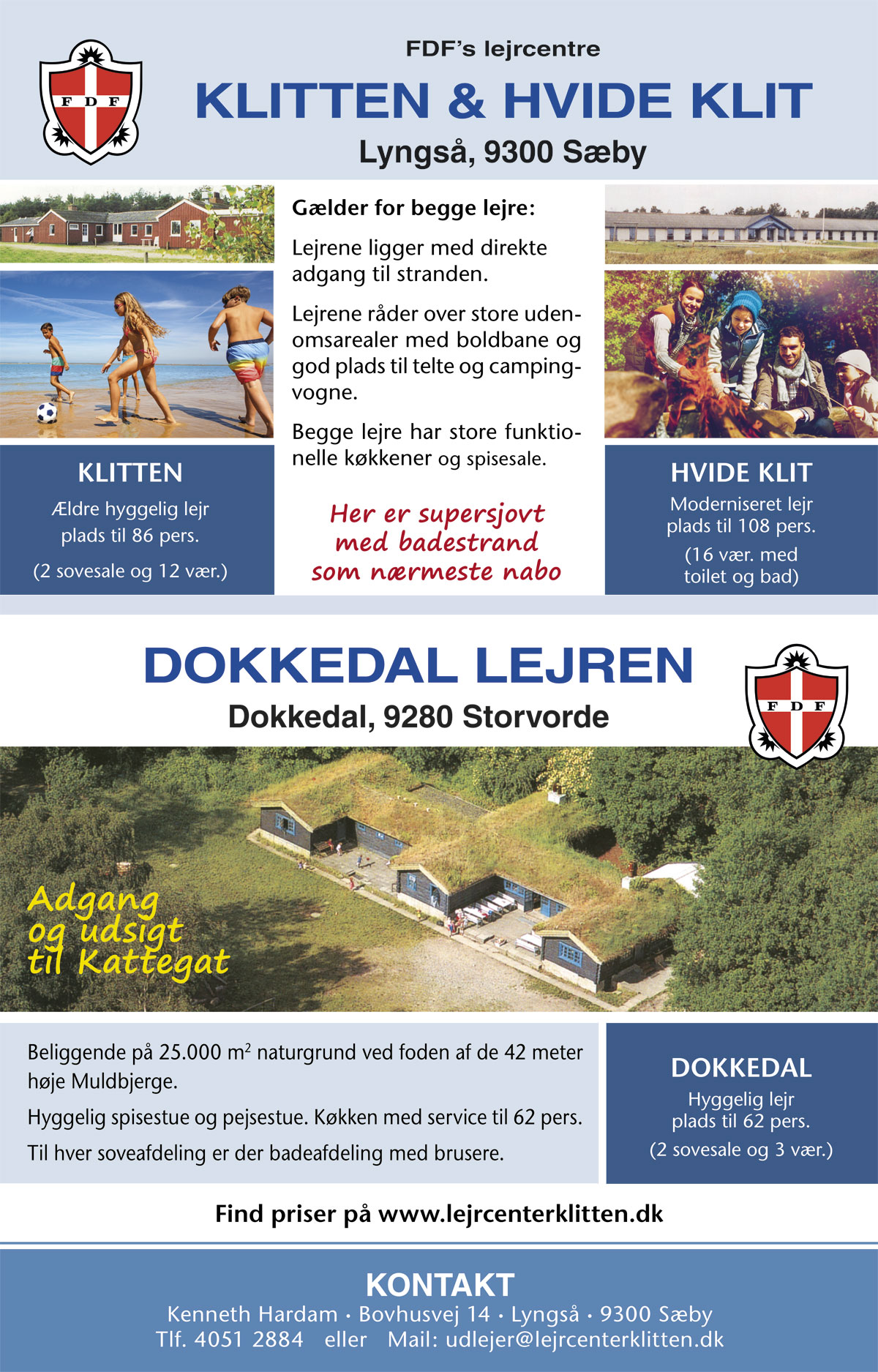 Klitten & Hvide Klit - Lejrskolekataloget.dk