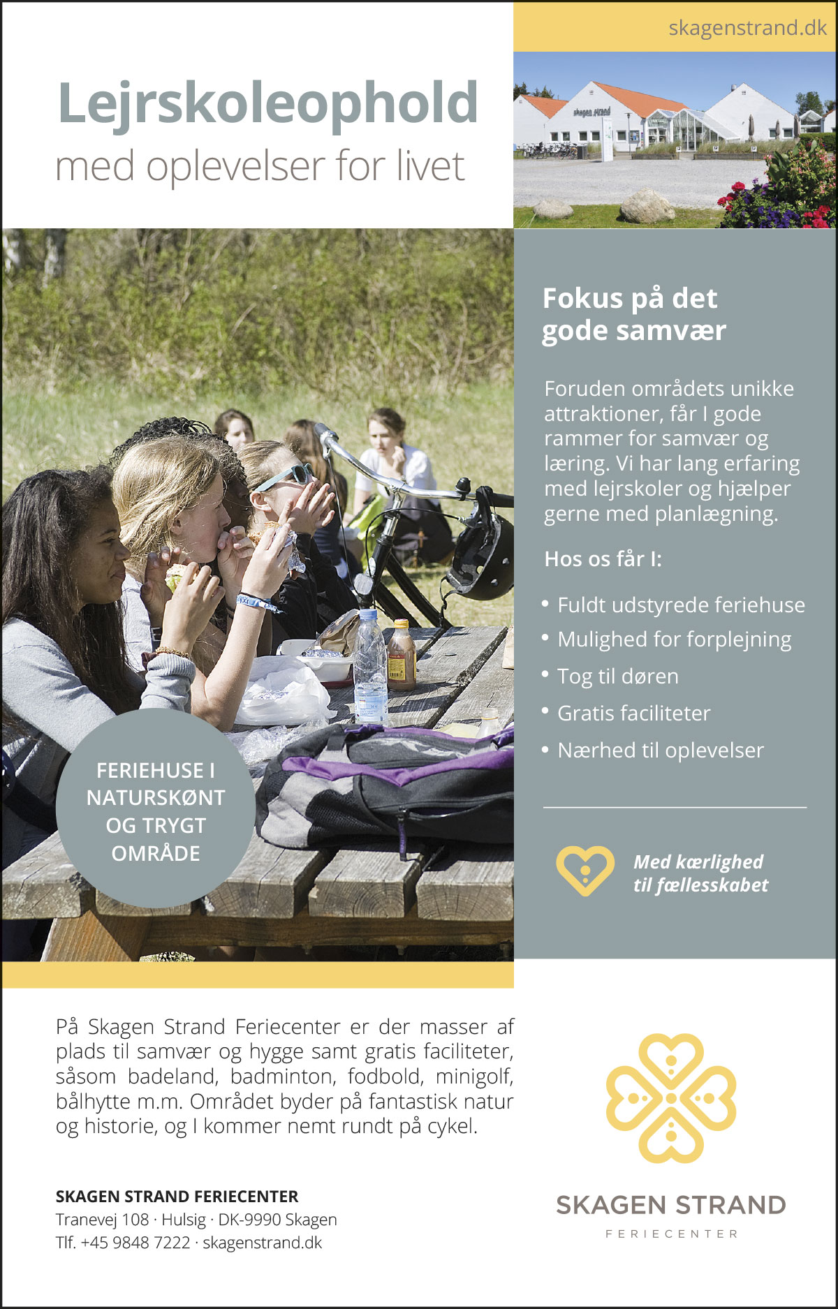 Skagen Strand - Hotel & Feriecenter - Lejrskolekataloget.dk
